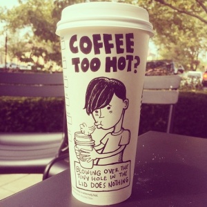 Hilariously Twisted Cartoons Drawn on Coffee Cups by Josh Hara ...