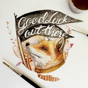Between Painting and Typography - Watercolor Lettering by June Digan ...