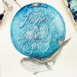 Between Painting and Typography - Watercolor Lettering by June Digan ...