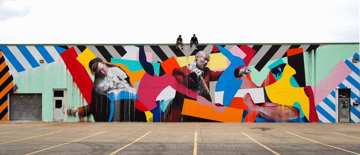Streetart: New Collaboration Mural by Irish Artists Conor Harrington ...