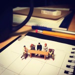 Miniature Office – When a creative office worker gets bored at work (22 ...