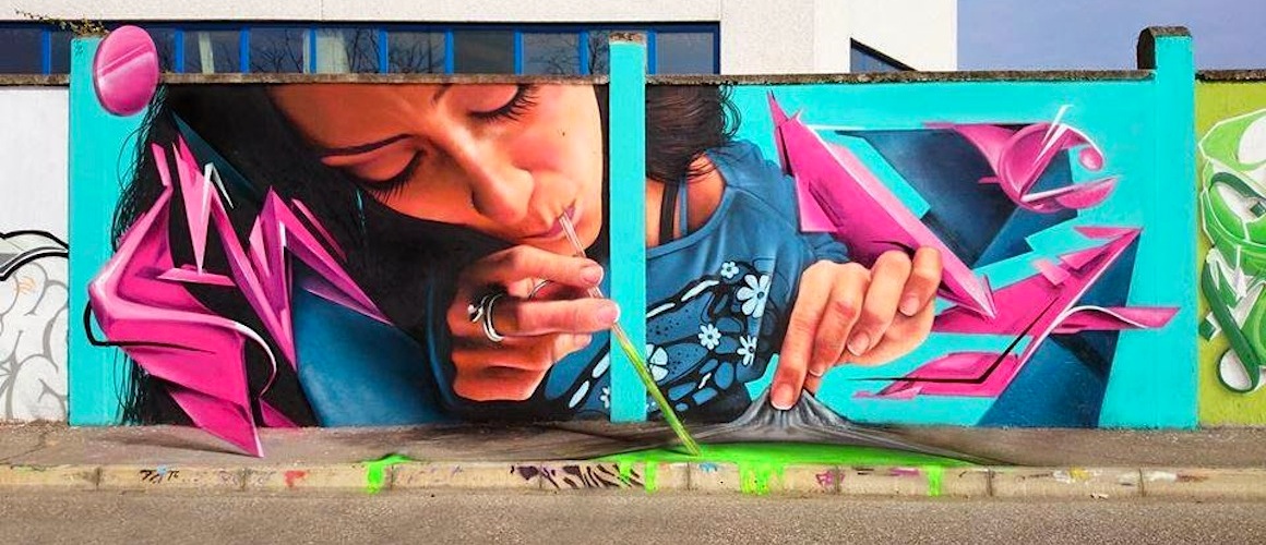 An Amusing Series of Murals by Italian Street Artist Caiffa Cosimo