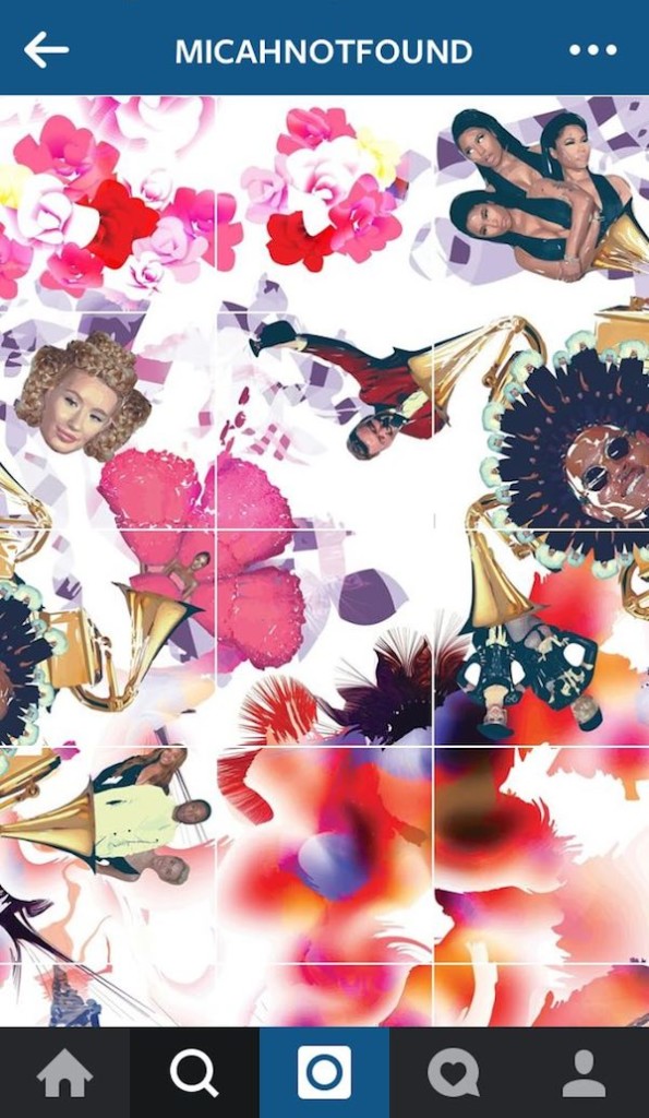 Artist Micah Milner Transformed His Instagram-Feed Into An Canvas of ...