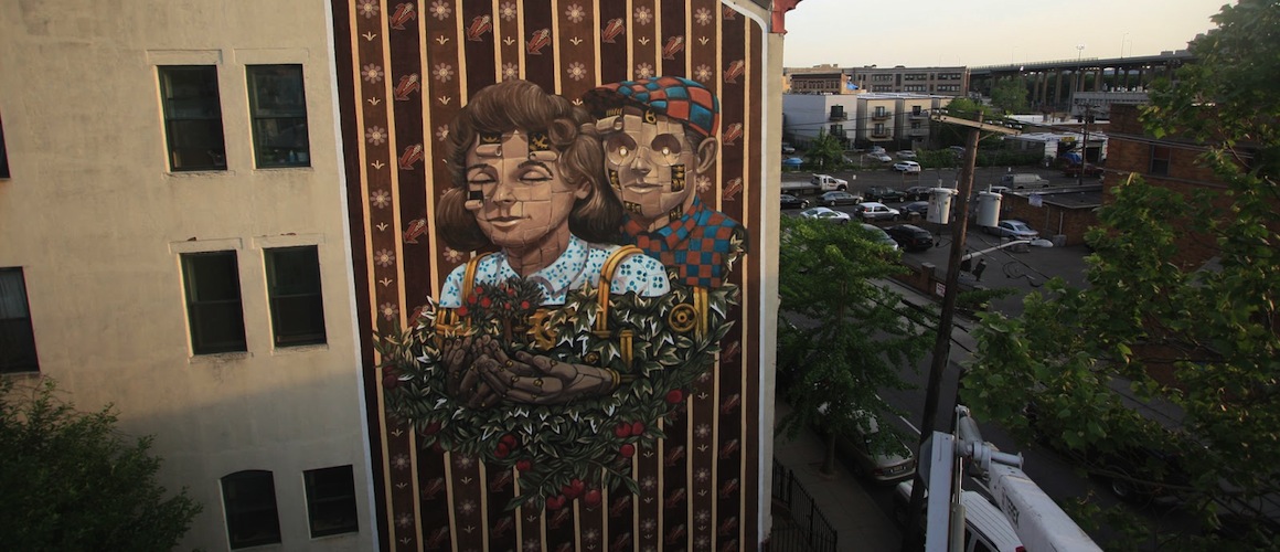 "Growing Together" - A large new Mural by Street Artist Pixel Pancho in ...