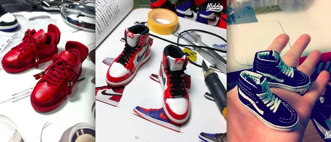 Incredibly Detailed 1:6 Scale Miniature Sculptures Of Famous Sneakers ...