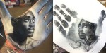 Artist Russell Powell creates Portraits of 2Pac, Lil Wayne, Marley and ...