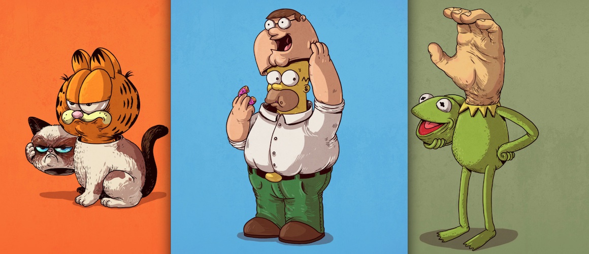 "Icons Unmasked" - New Illustrations by Alex Solis