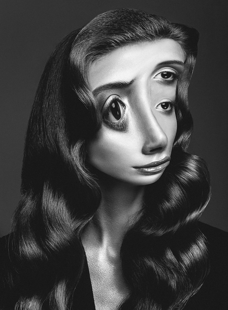 "Stockify" - The distorted Portraits of Photographer Flora Borsi