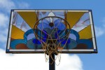 "Literally Balling" - Hand Made Stained Glass Basketball Backboards by ...
