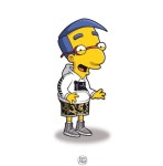 „The Simpsons“ Characters Illustrated in Street Wear & As Famous Rap ...