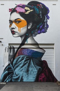 "Hidden Beauties" - New Murals by Street Artist Fin Dac