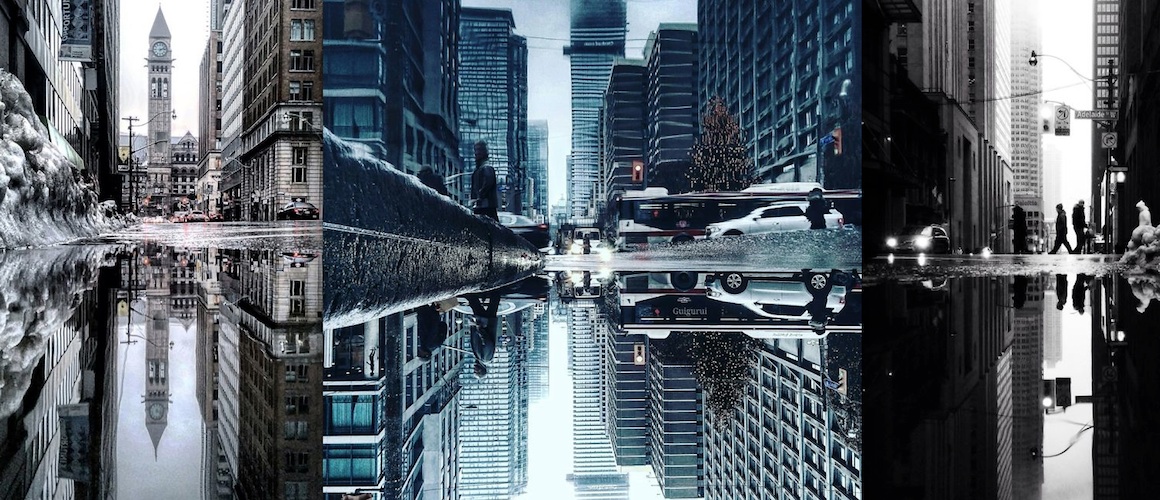 Parallel Worlds Of Puddles In Toronto by Photographer Guido Gutiérrez ...