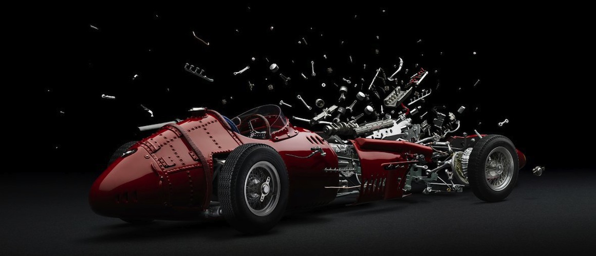 "Disintegrating" - Exploded Sports Cars by Fabian Oefner