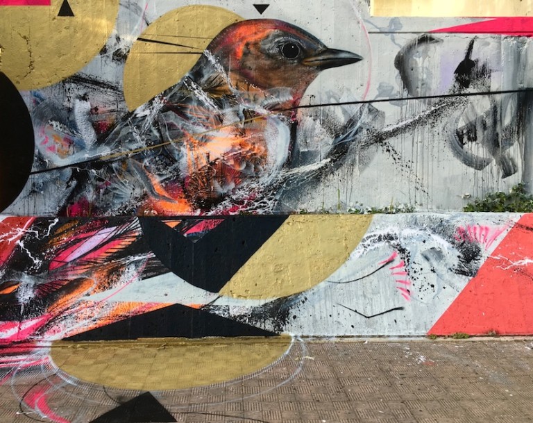 "Magic Birds" - New Adorable Spray-Painted Birds by Brazilian Street ...