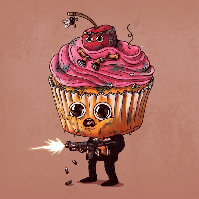 "The Rotten Foods" - New Illustrations by Artist Alex Solis