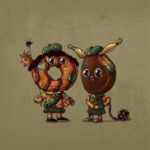 "The Rotten Foods" - New Illustrations by Artist Alex Solis