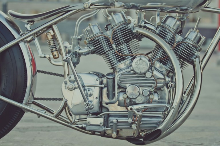 "The Musket" - An Aluminum Motorbike Masterpiece by Maxwell Hazan