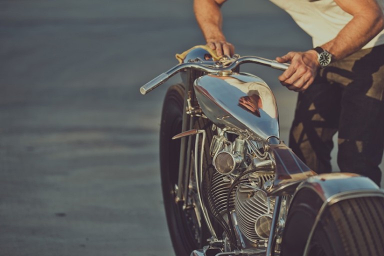 "The Musket" - An Aluminum Motorbike Masterpiece by Maxwell Hazan