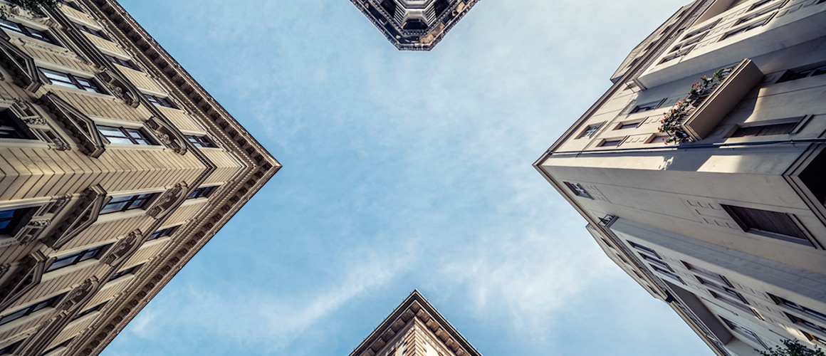 "Air Corridor" - Sky Framed Buildings in Budapest by Zsolt Hlinka