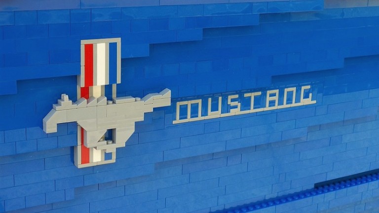 "Brick Pony" - Life Size Ford Mustang Built out of 194,900 LEGO Bricks