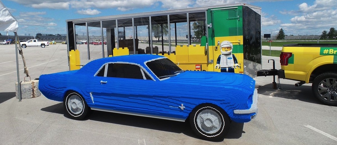 "Brick Pony" - Life Size Ford Mustang Built out of 194,900 LEGO Bricks