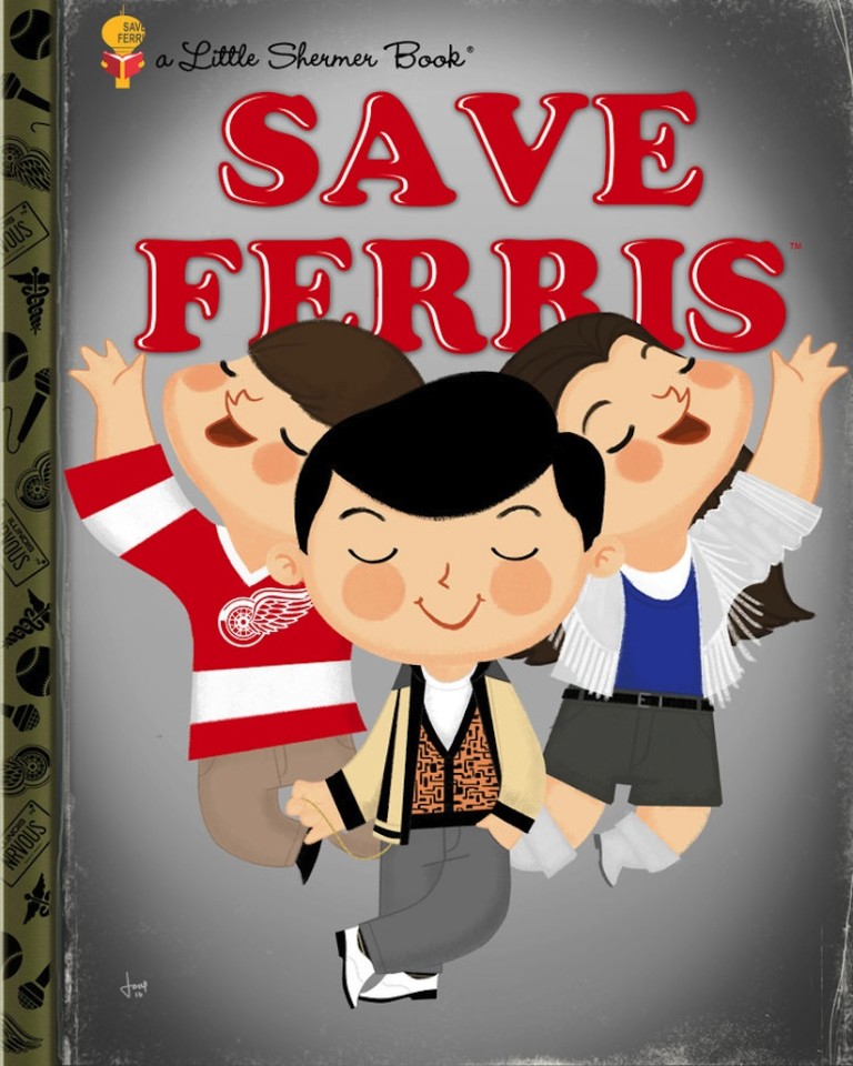"Storytime" - Movies & TV Shows Illustrated as Childhood Book Covers