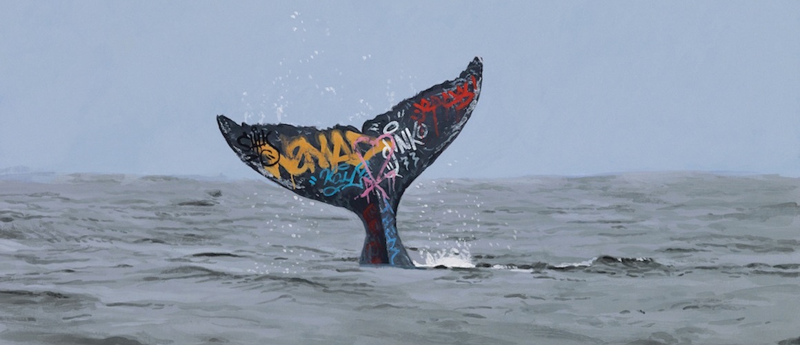 Great Paintings of a Graffiti-Covered Earth by Artist Josh Keyes