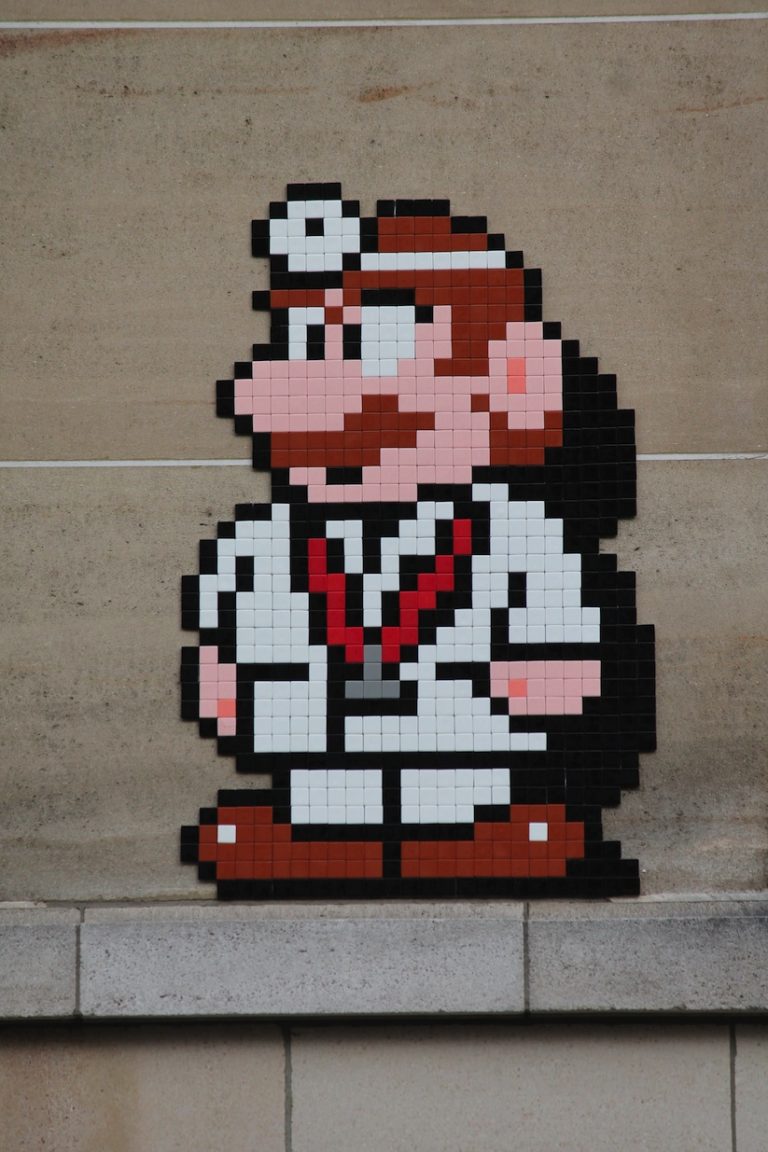 New Mosaic-Invasions by French Street Artist Invader in Paris