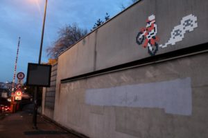 New Mosaic-Invasions by French Street Artist Invader in Paris