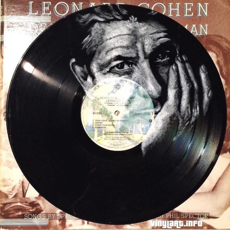 Portraits of Legendary Musicians Painted on Vinyl Records by Daniel Edlen