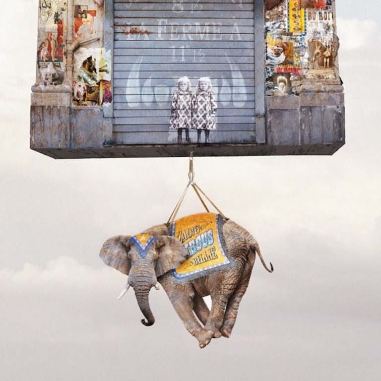 "Flying Houses" - Surreal Fine Art Photographs by Laurent Chéhère