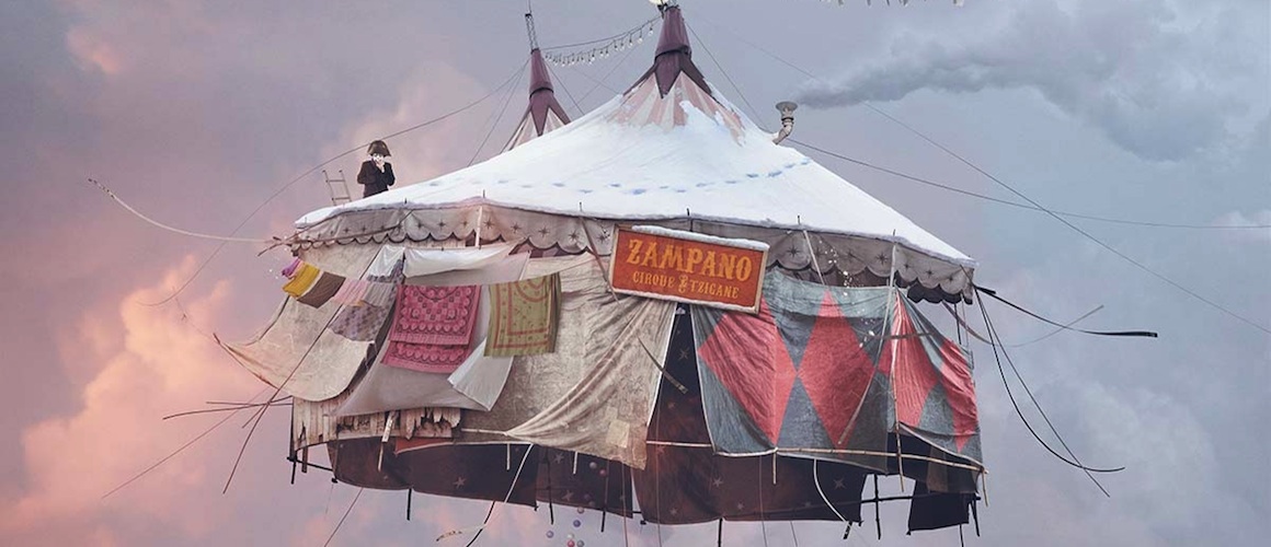 "Flying Houses" - Surreal Fine Art Photographs by Laurent Chéhère