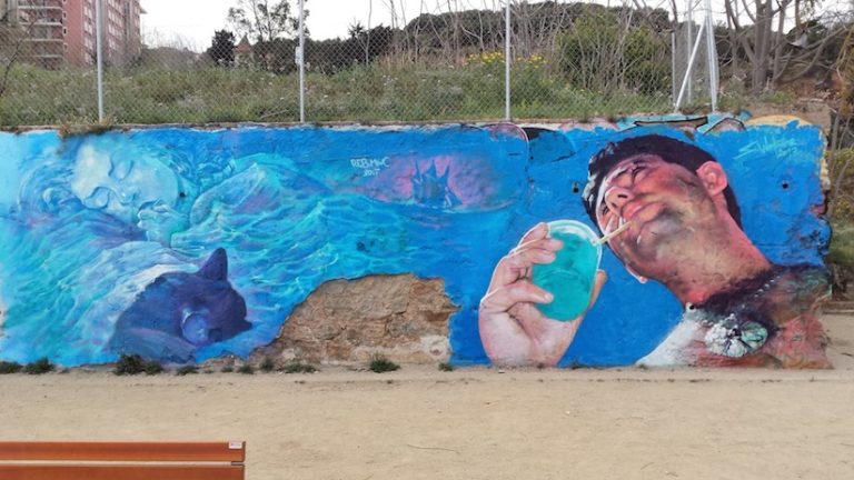 Awesome Murals by Spanish Street Artist Sebastien Waknine in Barcelona