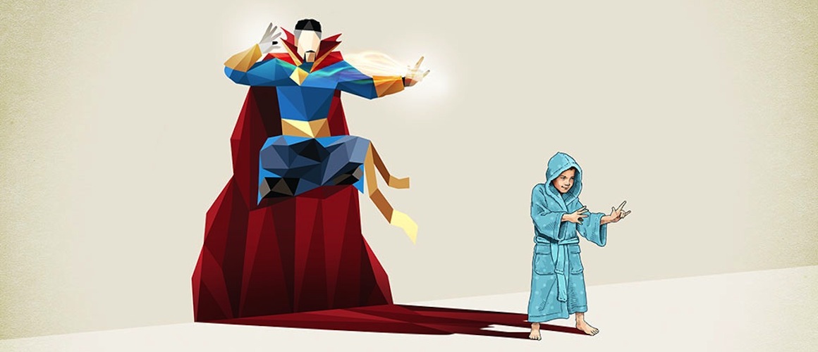 "Super Shadows II" – New Illustrations of Superheroes as Shadows of ...
