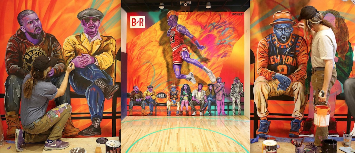 "Michael" - Vibrant Michael Jordan Mural by Street Artist Madsteez in ...