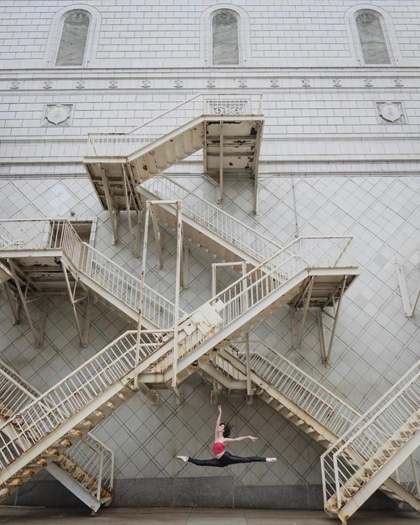 Acrobatic Movements of Dancers in Urban Settings by Omar Z. Robles