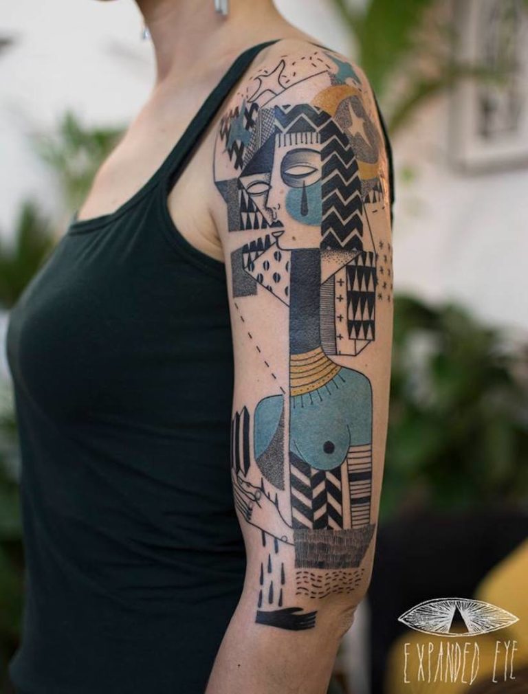 Tattoos vom Multidisciplinary Art Duo ‘Expanded Eye’ aus London