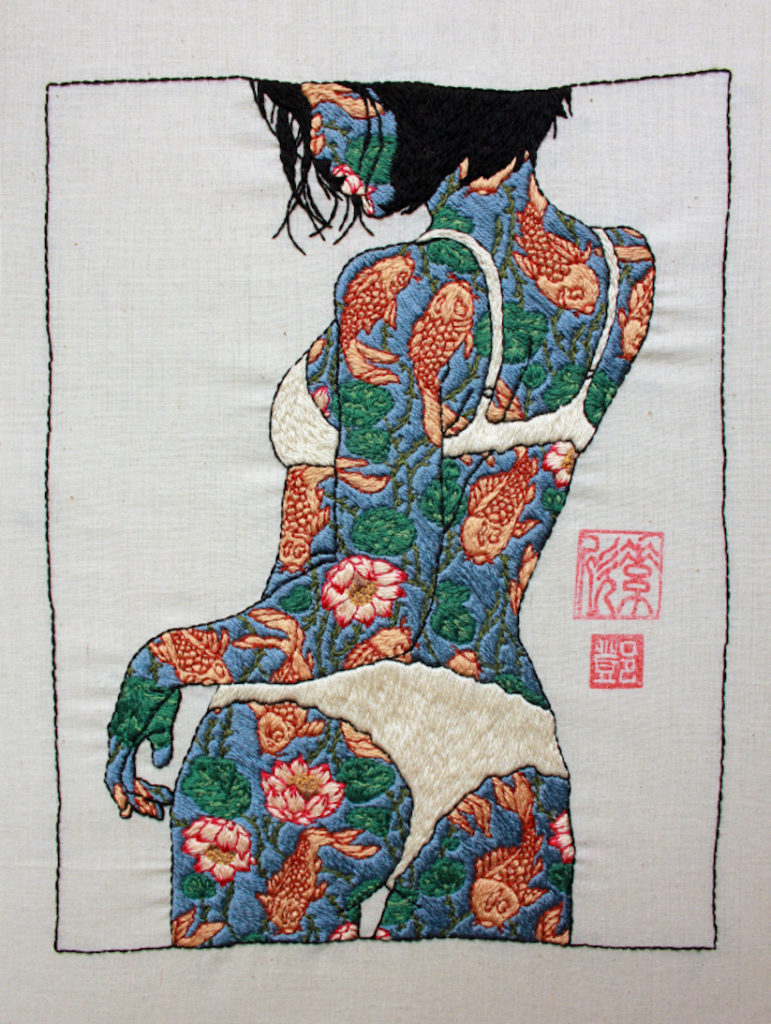 "The Girl Series" -Textile Handarbeitskunst von Jessica So Ren Tang