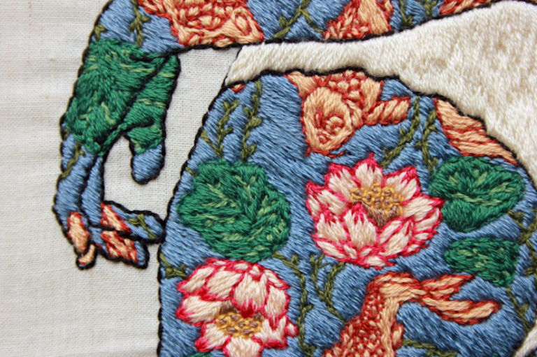 "The Girl Series" -Textile Handarbeitskunst von Jessica So Ren Tang