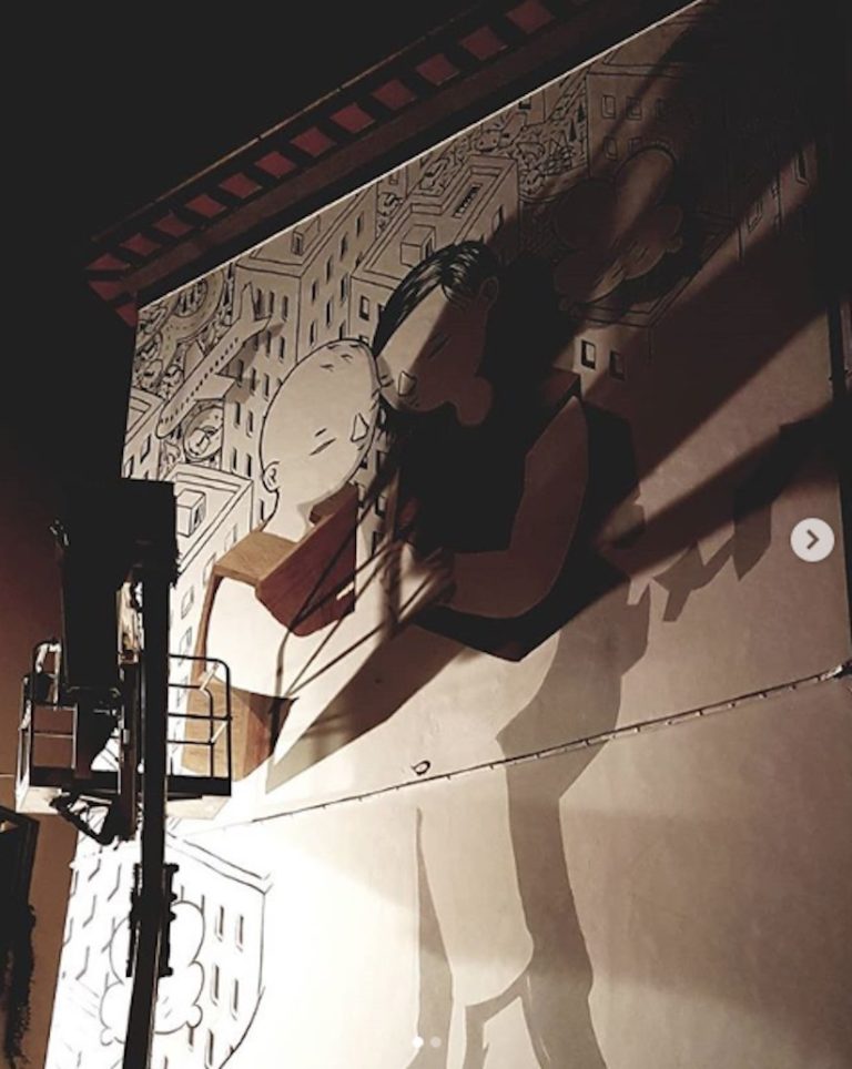 Street Artist Millo spendiert der toskanischen Stadt Pistoia einen ...