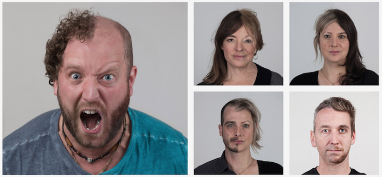 'Genetic Portraits' - Imposante 'Split Family Faces' von Ulric Collette