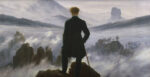 Der Wanderer über dem Nebelmeer von Caspar David Friedrich