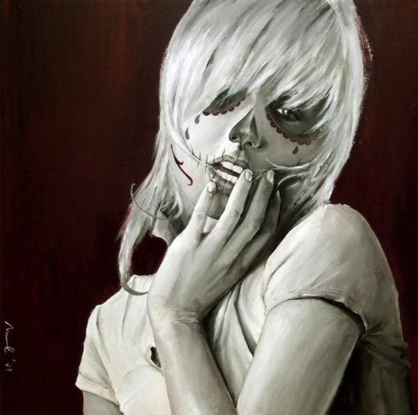 Acrylic Portrait Paintings by Jorge Monreal aka Cocoaspen (10 Pictures)