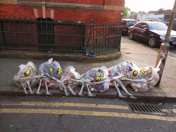 "Art is Tra$h" - Unsightly Garbage Transformed Into Quirky Characters ...