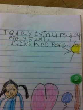 Children's Hilariously Inappropriate Spelling Mistakes (13 Pictures)
