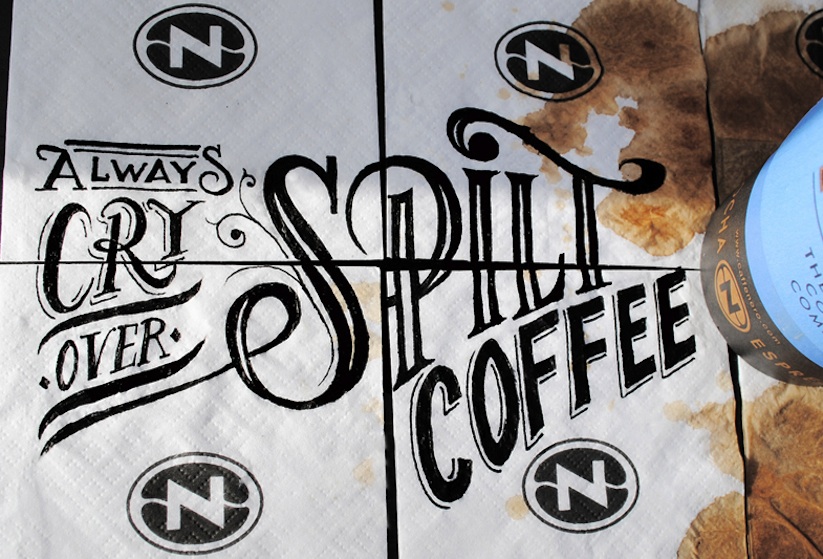 "Coffee Time" - Typographic Art On Discarded Coffee Cups by Rob Draper ...
