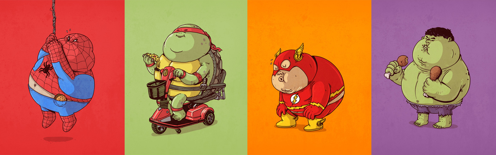 Chubby Pop Culture Icons – The Famous Chunkies by Alex Solis (20 Pictures)