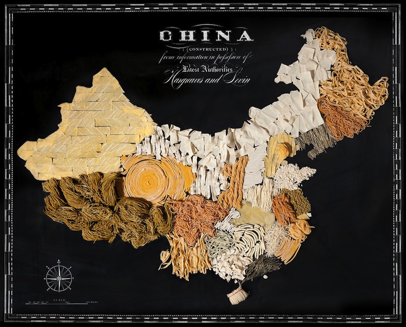 "Food Maps" by Henry Hargreaves and Caitlin Levin (12 Pictures)