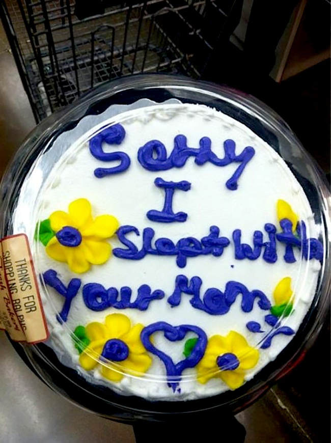 Funny Cakes For Life's Awkward Moments (17 Pictures)