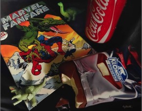 Hyper-Realistic Paintings Of Old-School Snacks And Comics (12 Pictures)